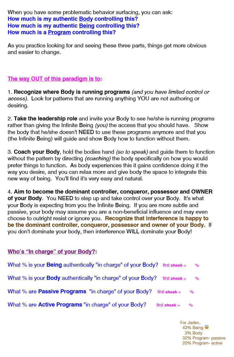 Setting Body FREE from the Programs that Limit you! [Advanced] - Jaden Fox